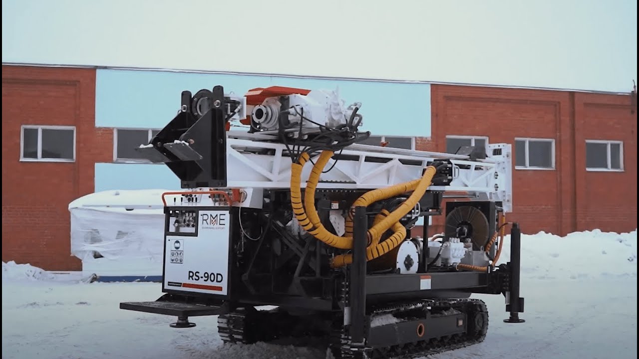 RS90D Drilling rig - Don't wait, Just DRILL - YouTube