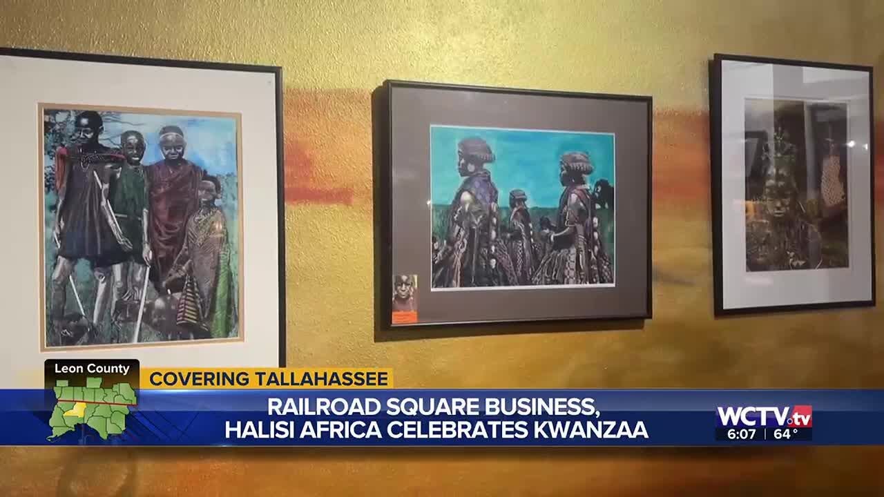 Halisi Africa Cafe celebrates Kwanzaa - YouTube