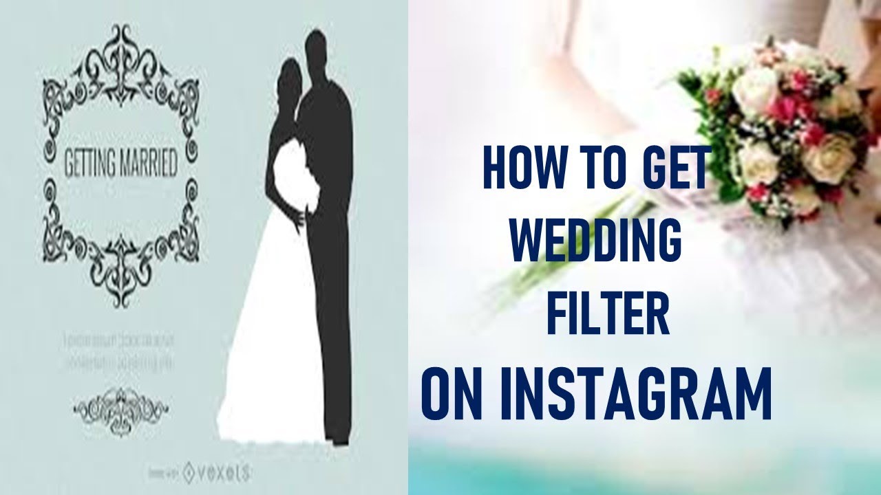 HOW TO GET WEDDING FILTER ON INSTAGRAM - YouTube