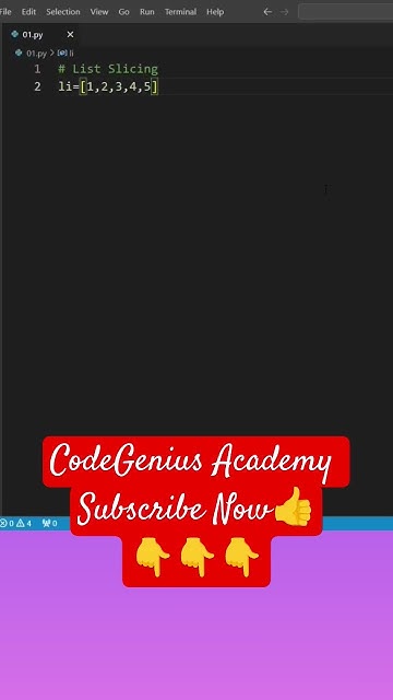 List Slicing In Python Python Pythonprogramming Python3 Shorts Short Youtube