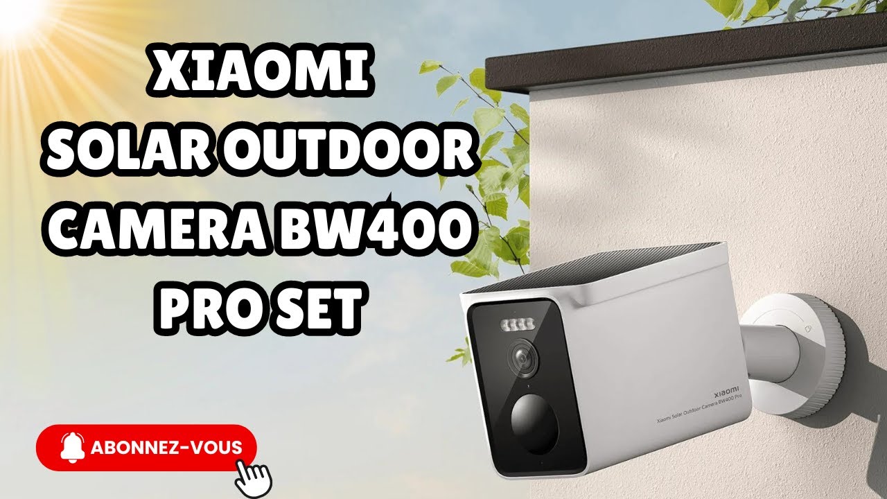 Xiaomi Solar Outdoor Camera BW400 Pro Set - YouTube