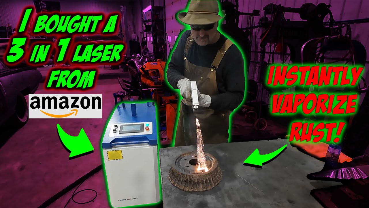 I bought an Amazon LASER Welder/Cleaner Cutter! Was it worth it? - YouTube