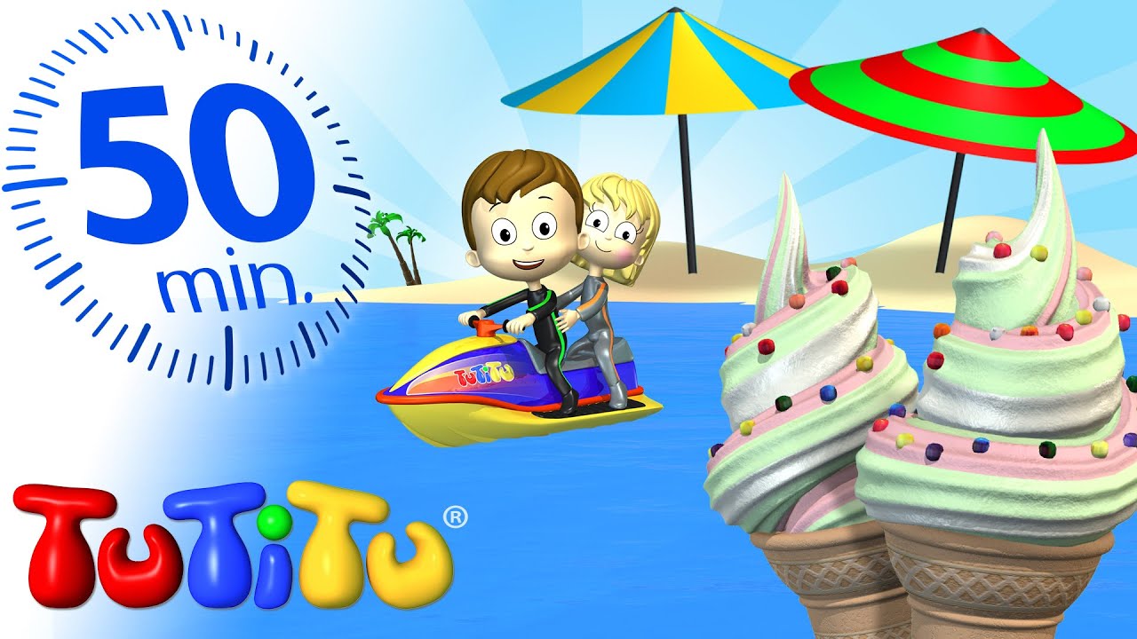 TuTiTu Compilation | Summer Time | Outdoor Toys | Playground, Scooter ...