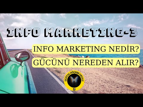 INFO MARKETING (Bilgi Pazarlaması) NEDİR? NEDEN ÖNEMLİDİR?  Info Marketing Tanıtım Serisi - 3
