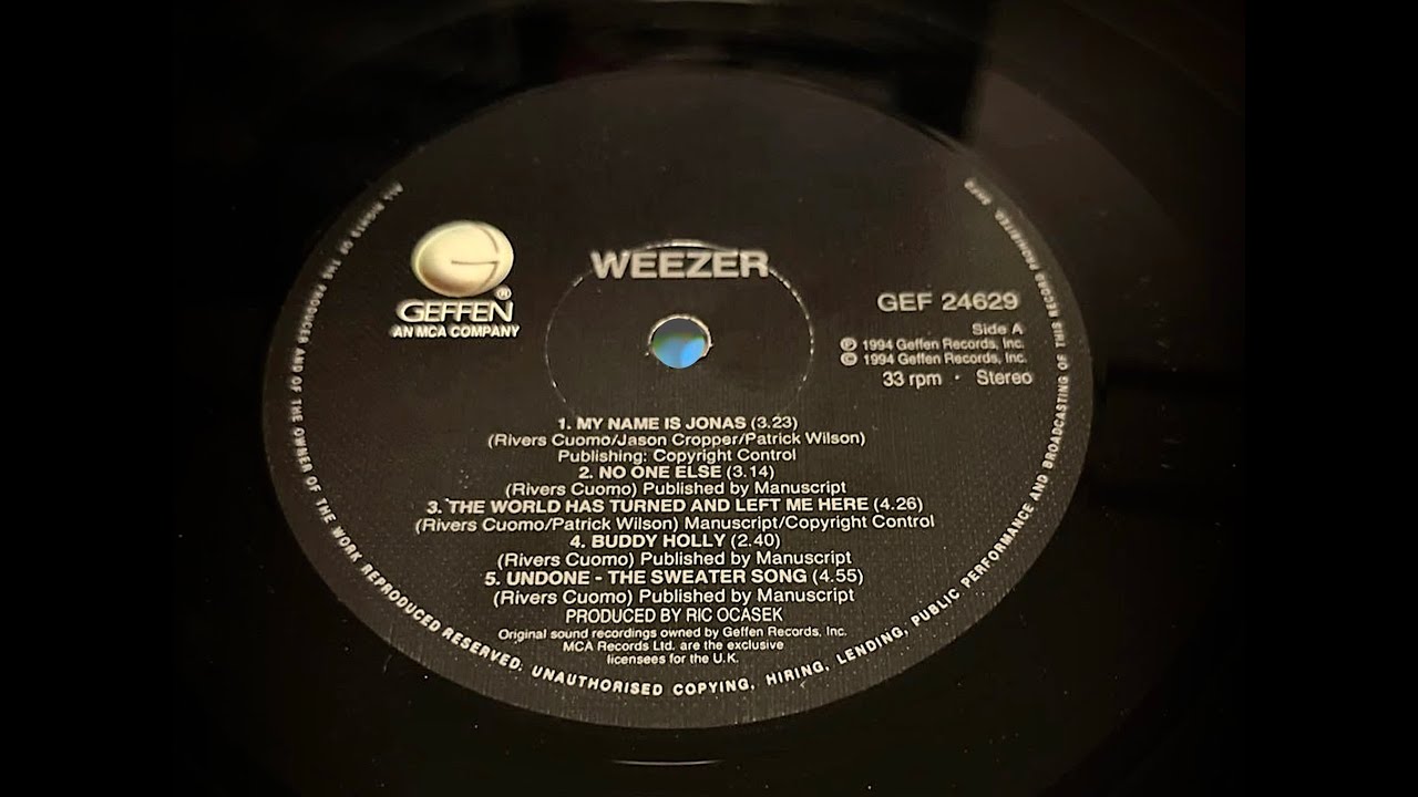 UNDONE the sweater song (1994) - Weezer - YouTube