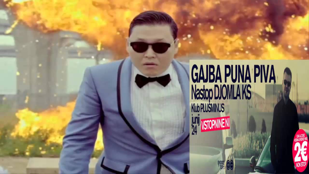 PSY ft Djomla KS & LuckyStars feat Vertify - Gajba Puna Piva - YouTube