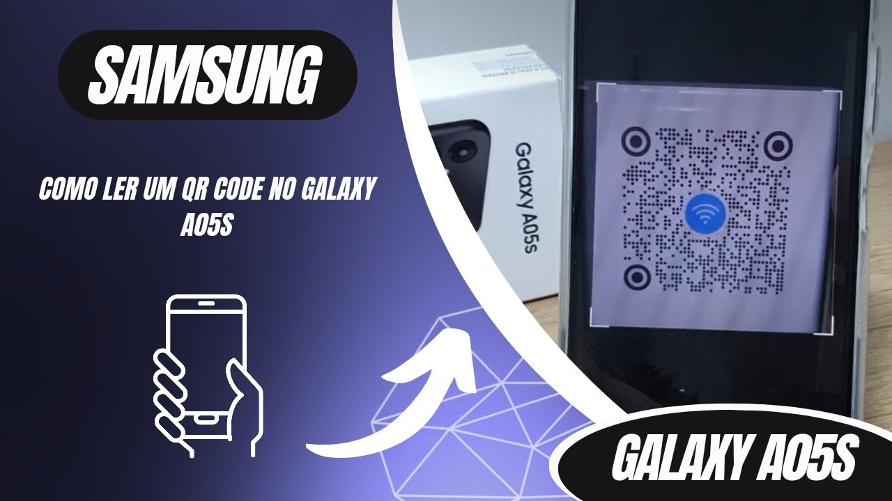Como ler um QR Code no Galaxy A05s - Passo a Passo - YouTube