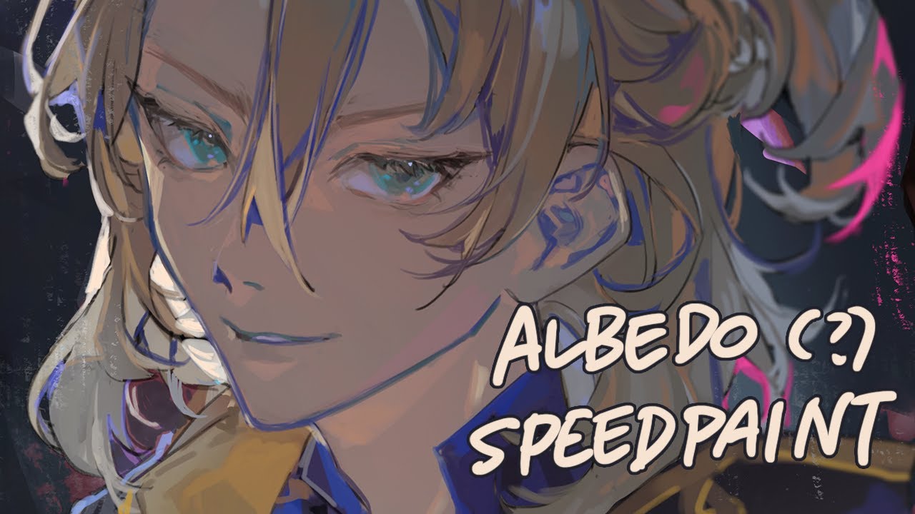 genshin impact - primordial albedo speedpaint - YouTube