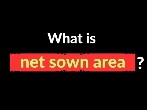 What is net sown area ? || Geography || #nersownarea - YouTube