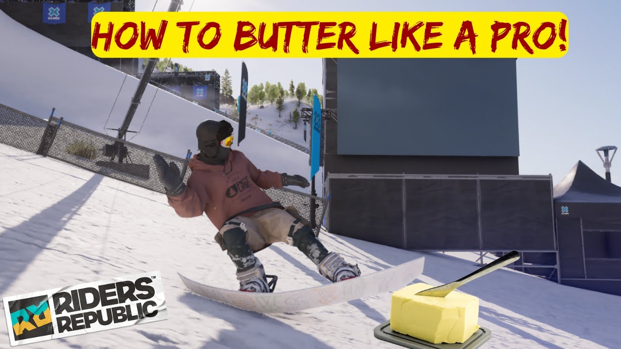 How To Butter on Snowboard/skiis Riders Republic - YouTube