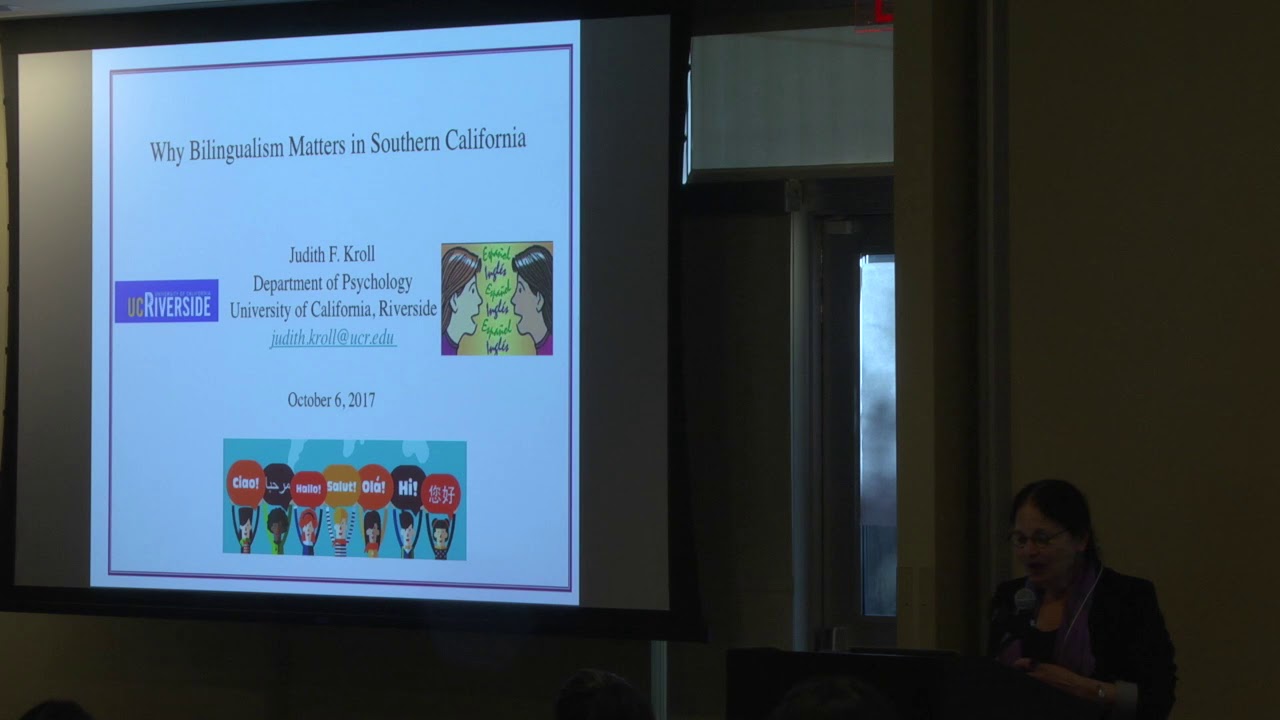Welcome with Professor Judith Kroll - YouTube