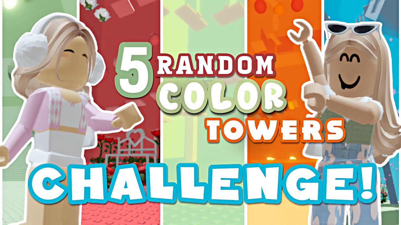 5 warna random towers challenge! | Kittsy Paws || Roblox Indonesia ...