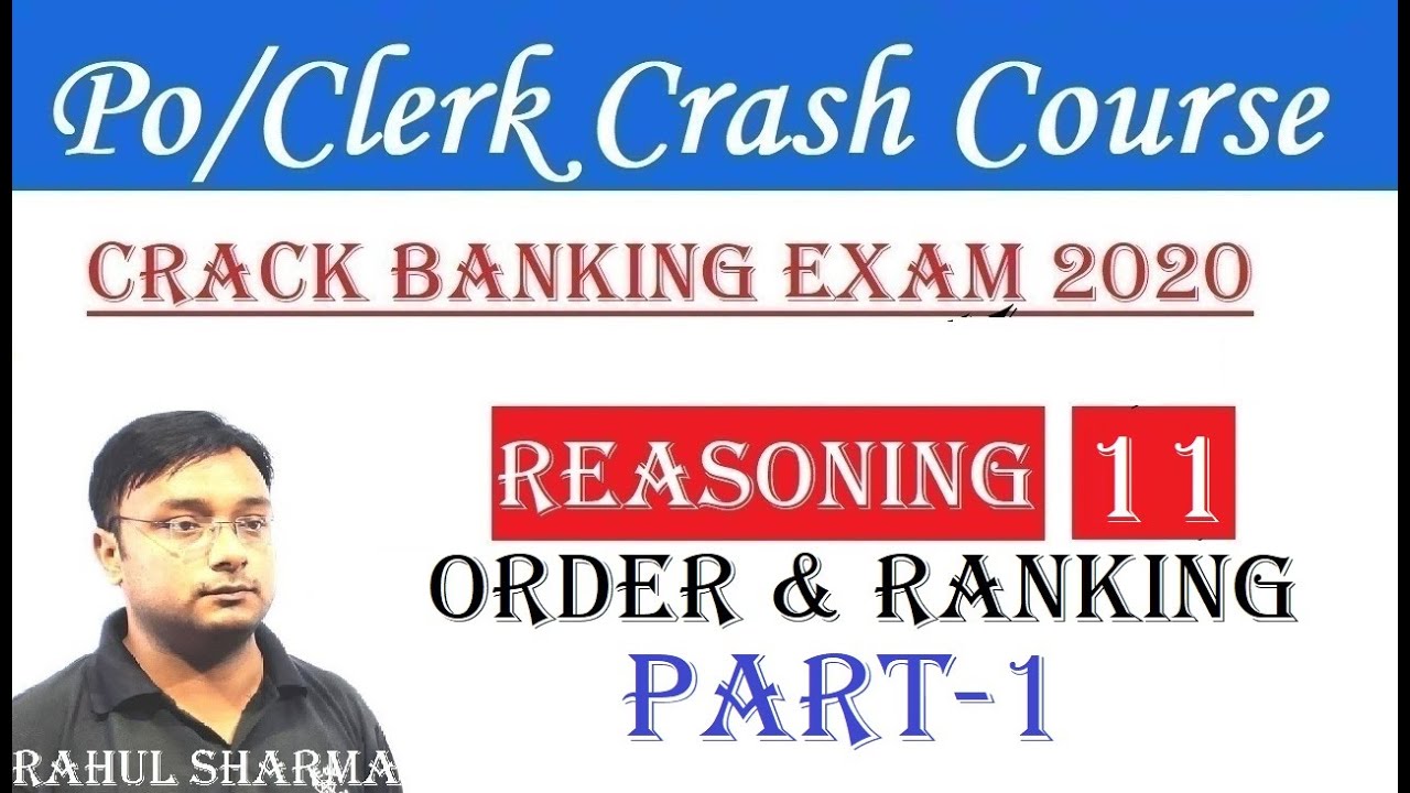 Order and Ranking Reasoning Basic Concepts | EduLearn Reasoning | Lec ...