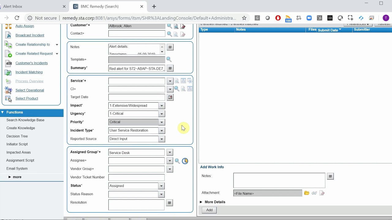 SAP Solution Manager - BMC Remedy ITSM integration - Alerting ...