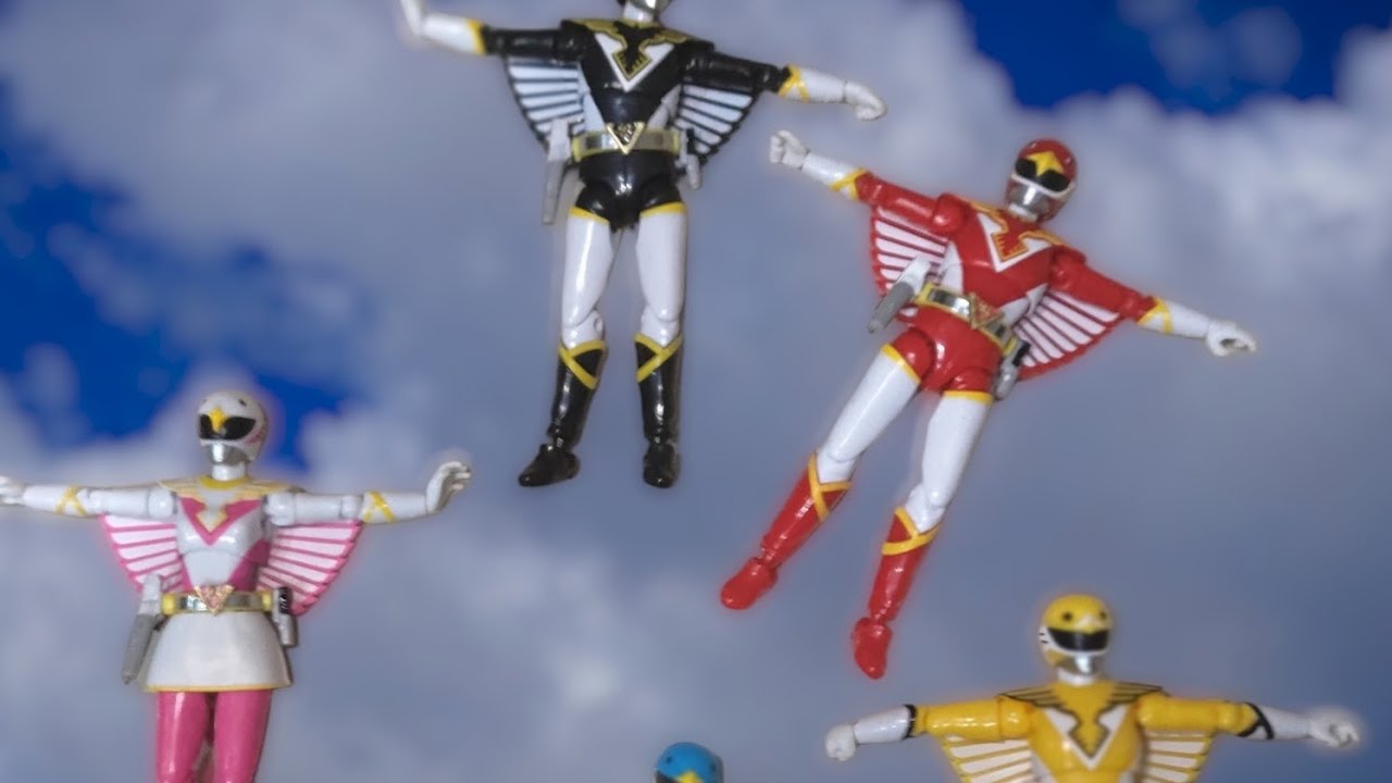 Improving Shodo Super Sentai Jetman. Power rangers - YouTube