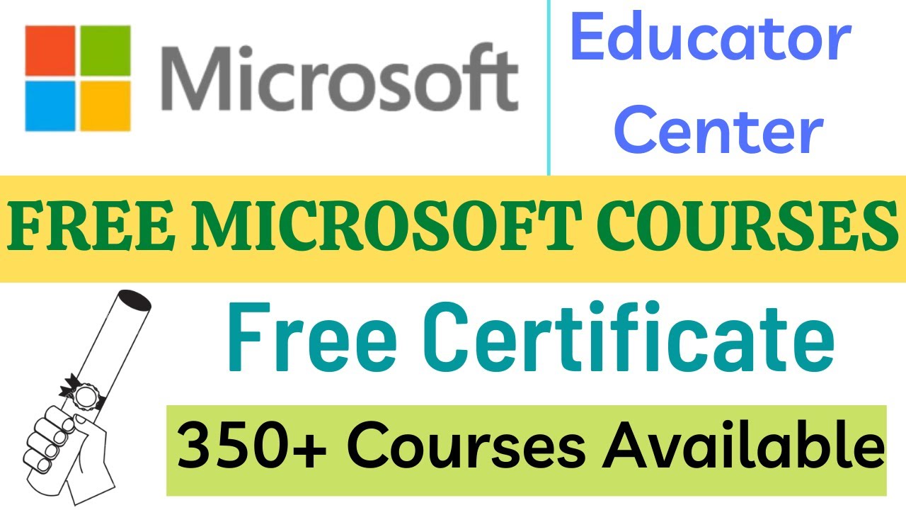 Microsoft Free Certification Course | Microsoft Free 360+ Courses ...