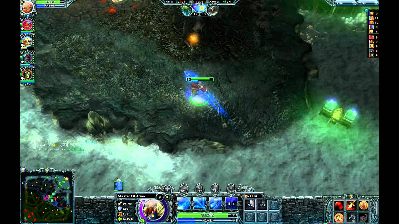 Heroes of Newerth - Master of Arms Gameplay - YouTube