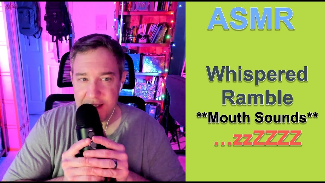 ASMR (279) - Christmas Whispered Ramble with Gum Chewing and Mouth ...