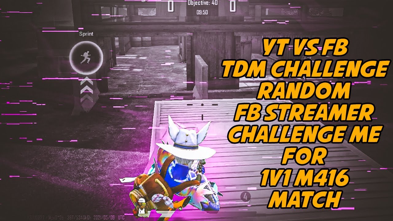 YT vs FB TDM Challenge | Random FB Streamer Challenge Me For 1v1 M416 ...