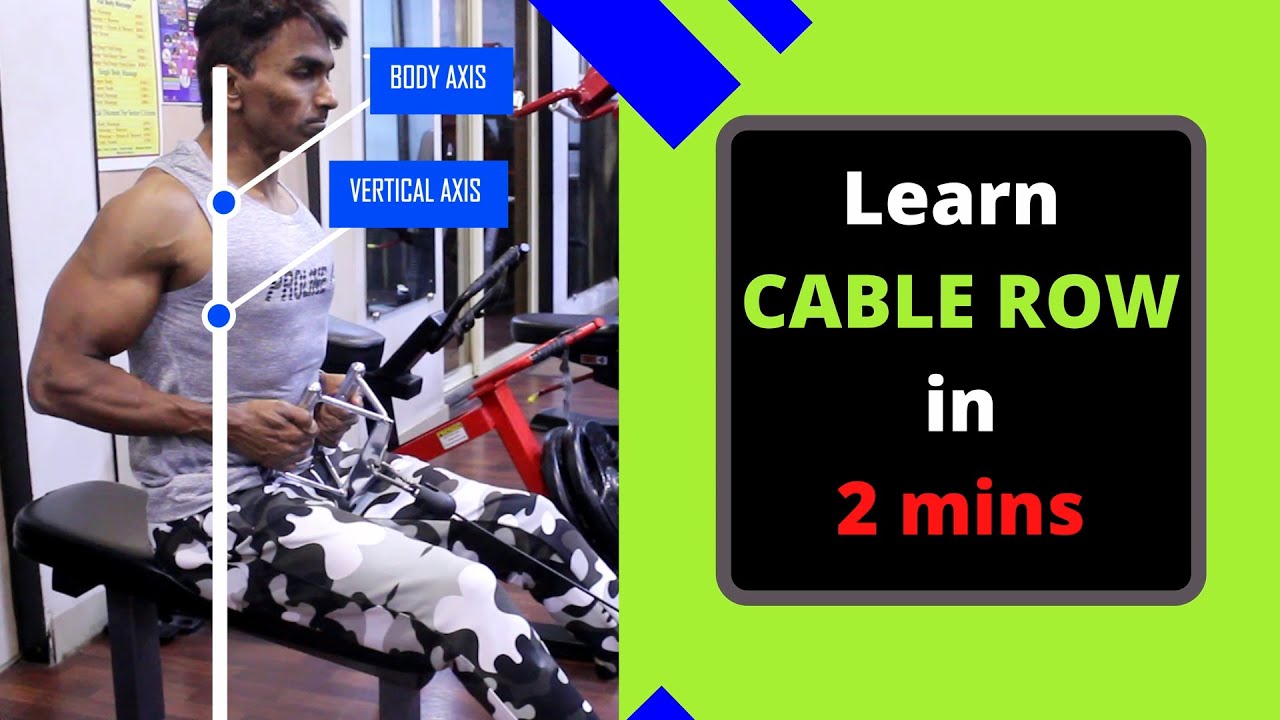 Proper Technique of Seated Cable Row | #seatedcablerow #lowcablerow ...
