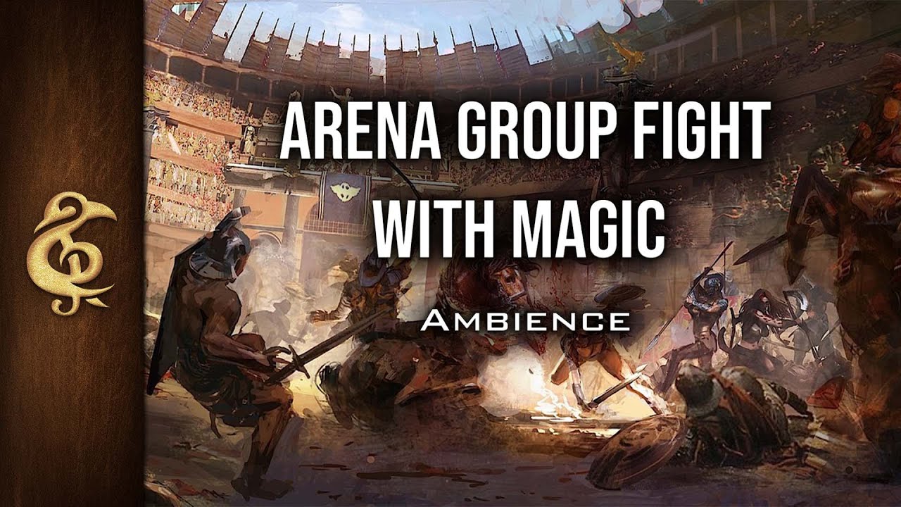 Arena Group Fight With Magic | Combat ASMR Ambience | 1 Hour #DnD #RPG ...