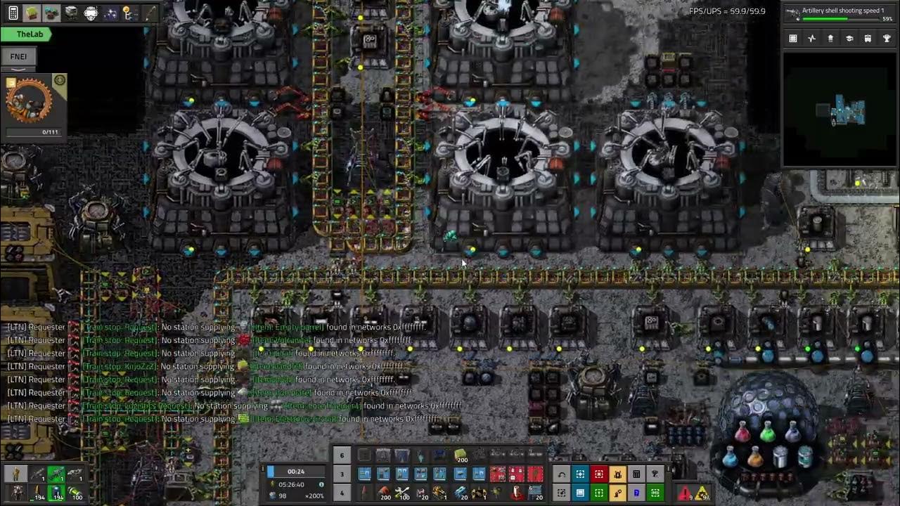 Factorio Lazy Space Exploration -- Base Tour 5 -- Sushi belt space station - YouTube