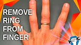 How to remove a ring from a swollen finger: ) - YouTube