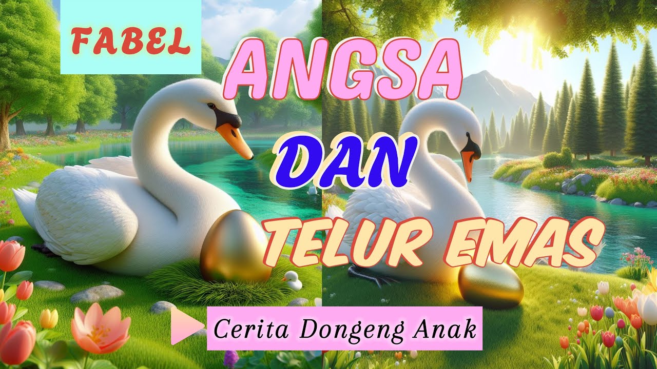 DONGENG ANGSA DAN TELUR EMAS | THE GOOSE AND THE GOLDEN EGG | CERITA ...