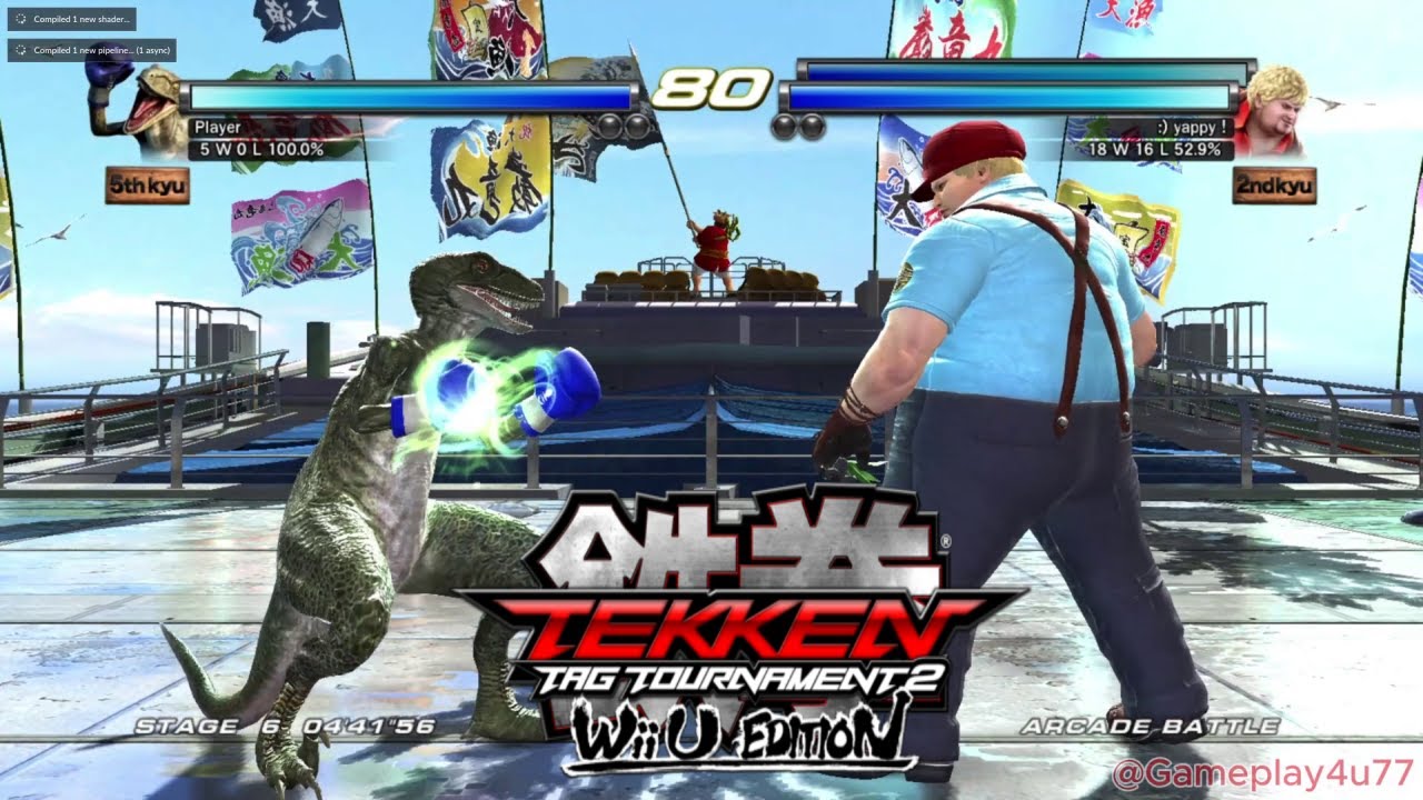 Tekken Tag Tournament 2 Alex Solo vs Duo Gameplay | Arcade Mode | Wii U ...
