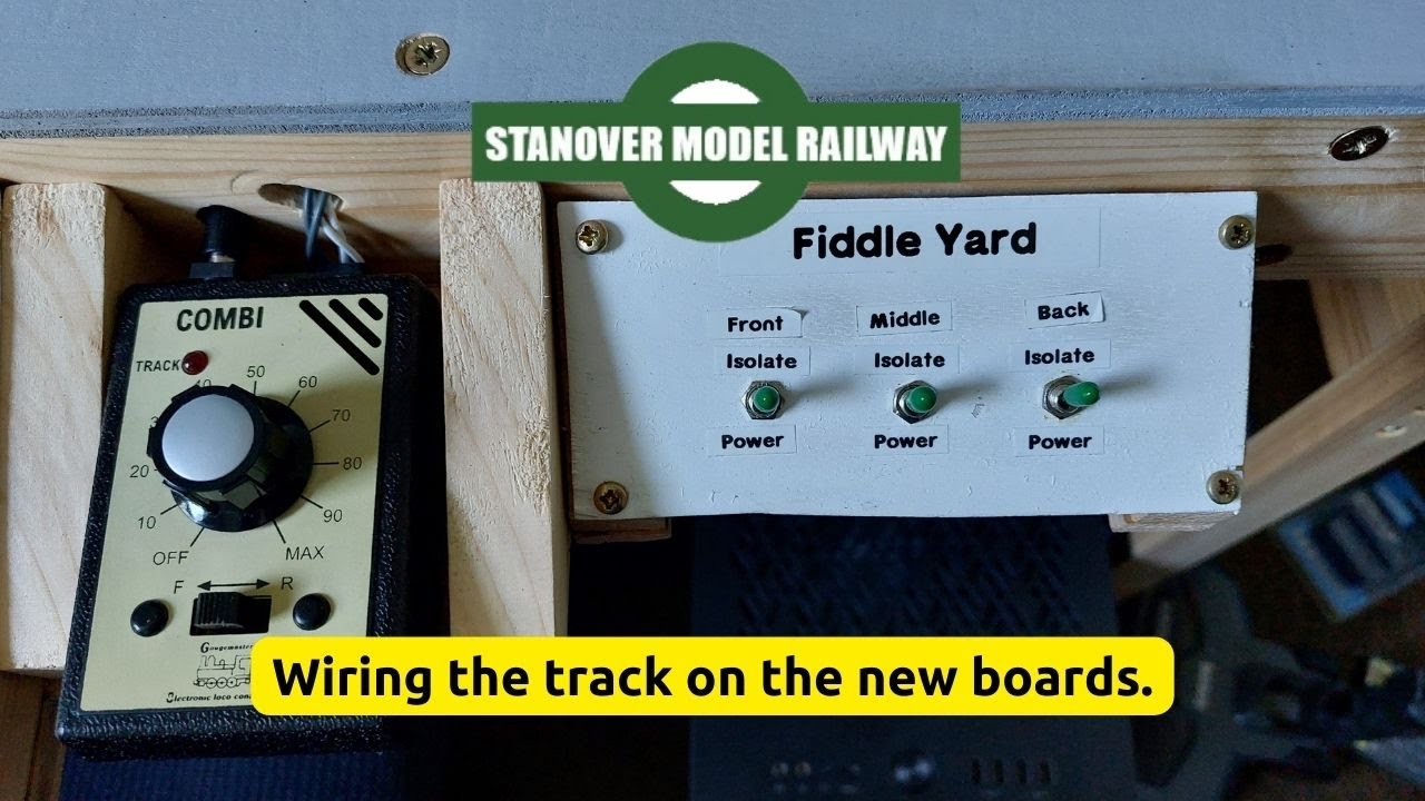 Wiring the track on the new boards - YouTube