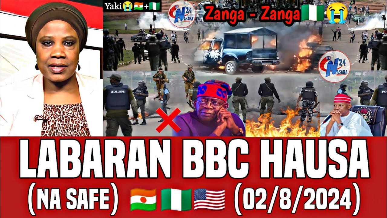 BBC Hausa Labaran Duniya na Safe Yau /02/08/2024 #bbc - YouTube