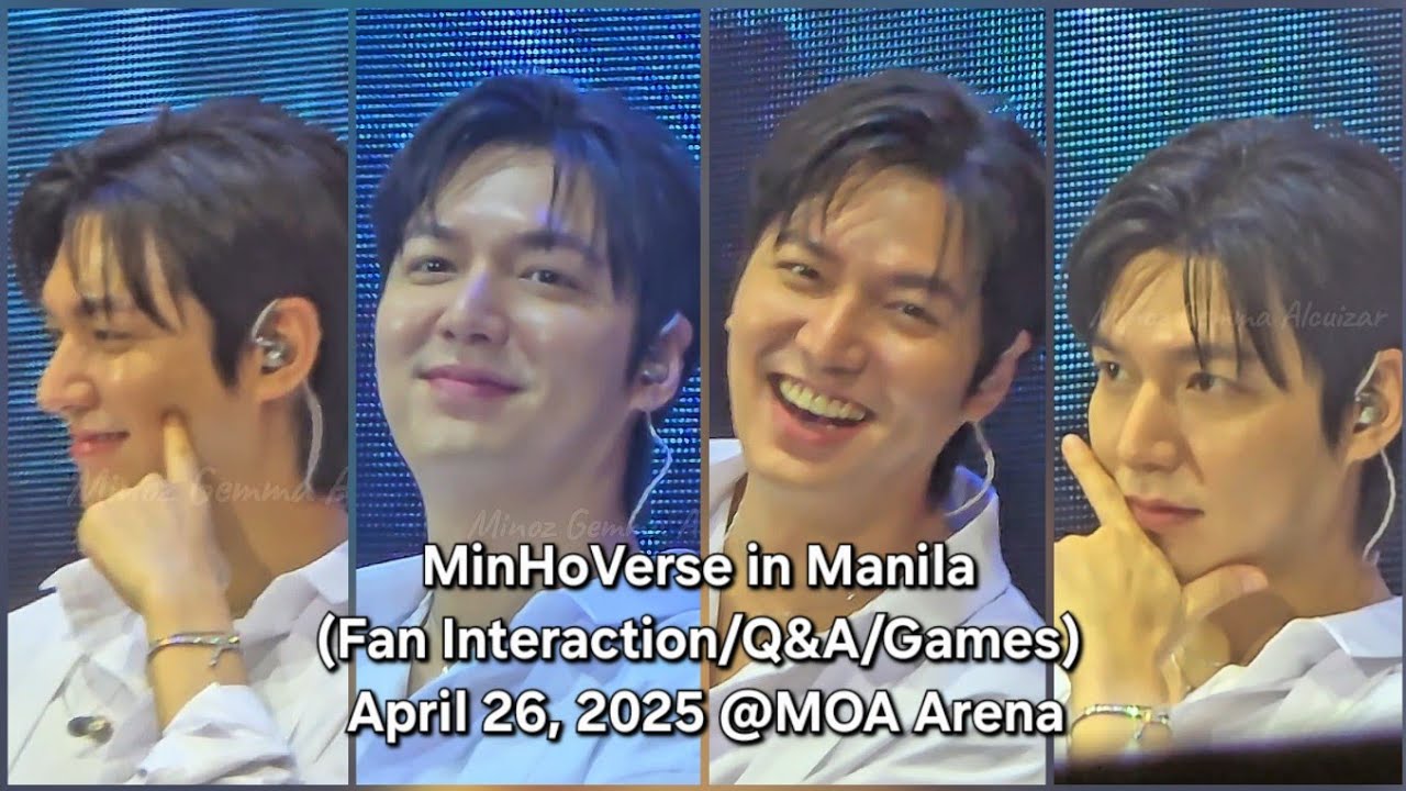 MinHoVerse in Manila (Fan Interaction/Q&A/Games) April 26, 2025 @MOA ...