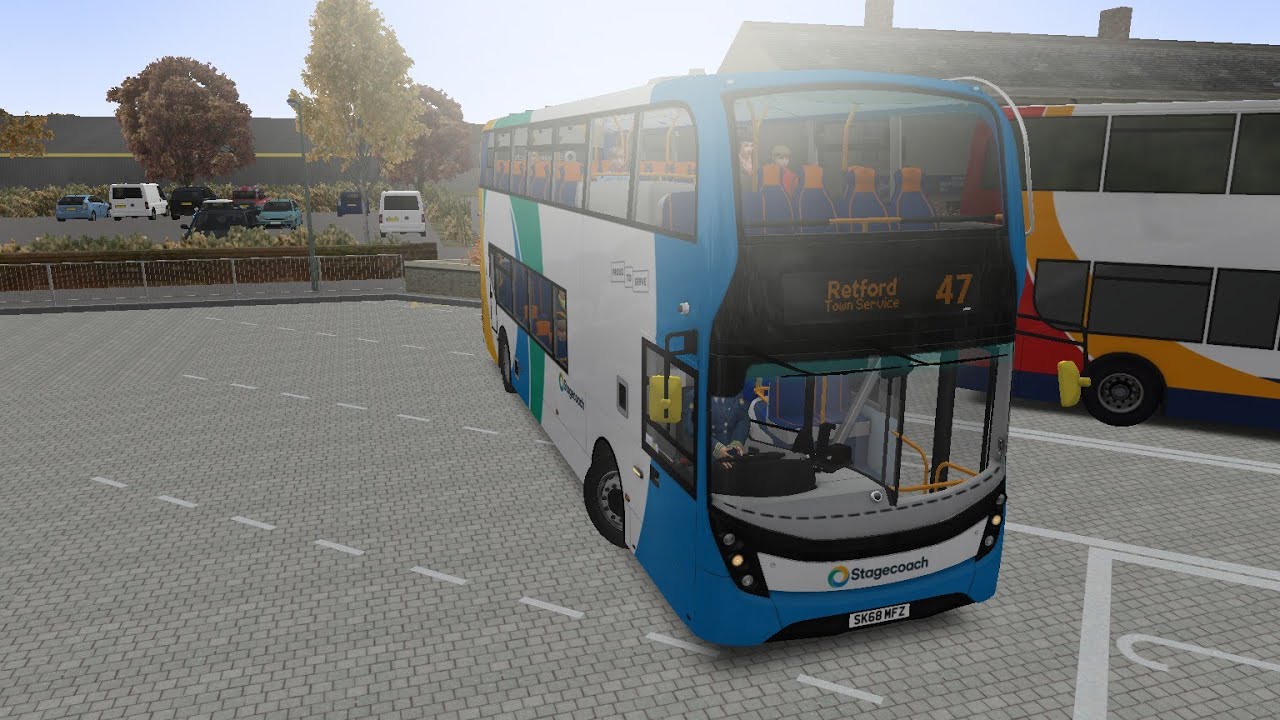 OMSI 2 route 47 & 47a Retford town service full journey - YouTube