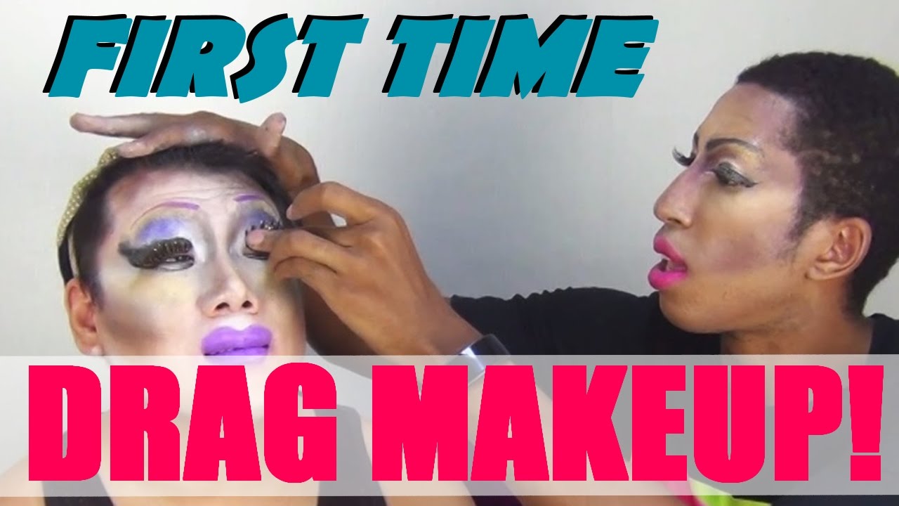 FIRST TIME DRAG MAKEUP!!! - YouTube