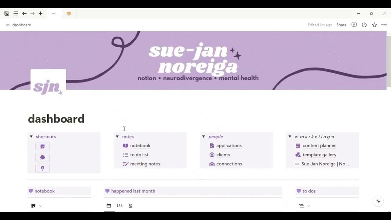 updating my Notion dashboard • Notion speed build - YouTube