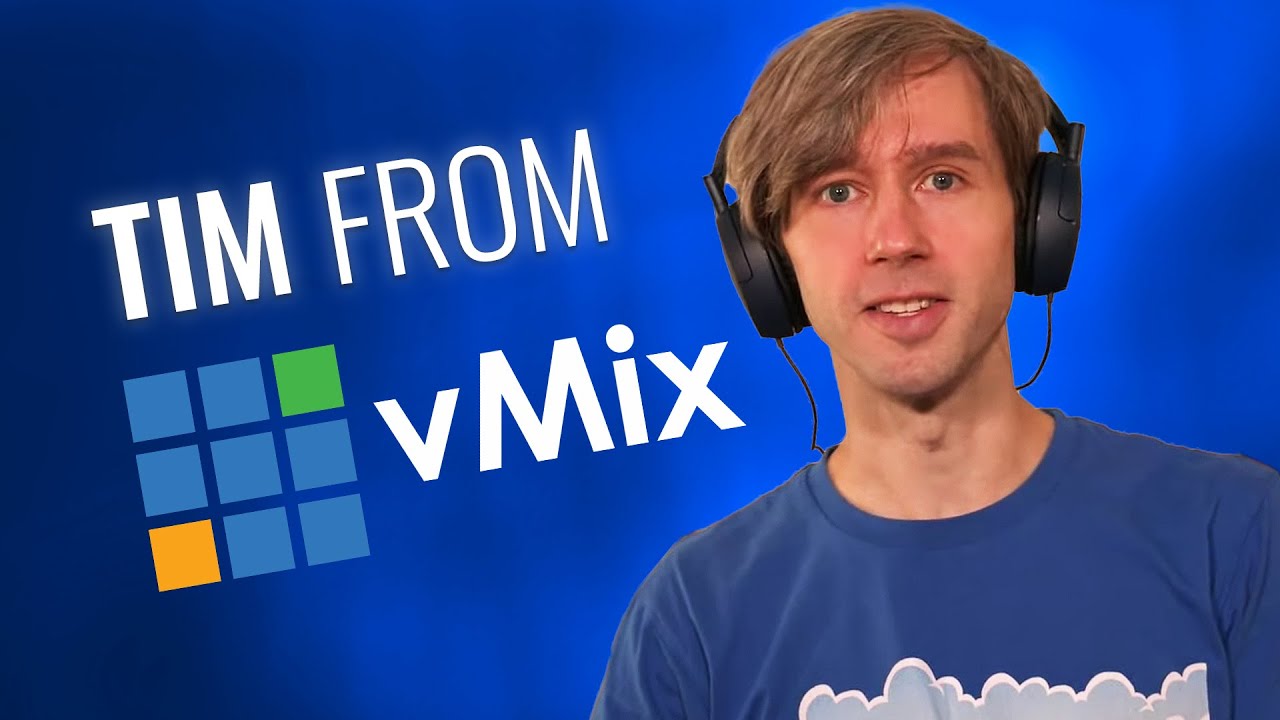 Live Streaming with vMix on PC: Interview with Tim V! - YouTube