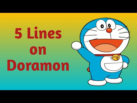 Doraemon | 5 lines on doremon in english | #akshitalife - YouTube