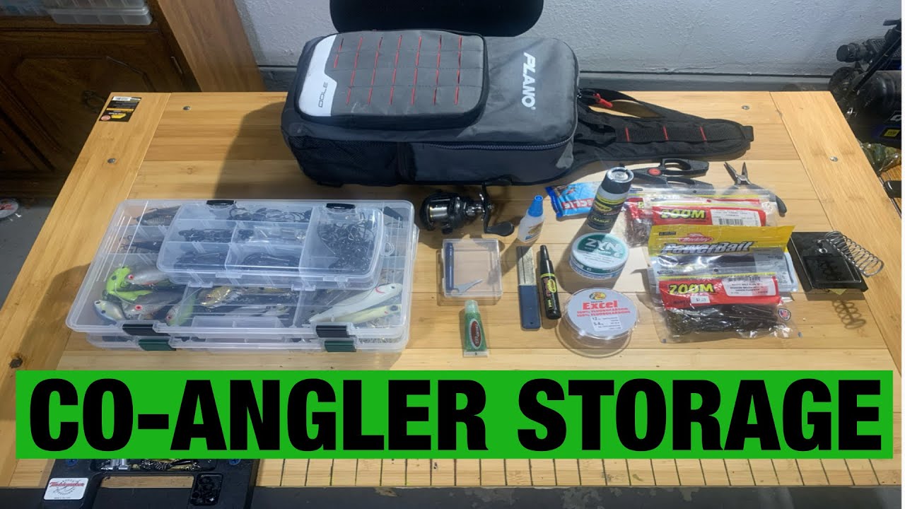 HOW TO PACK A TOURNAMENT TACKLE BAG FOR A CO ANGLER - YouTube