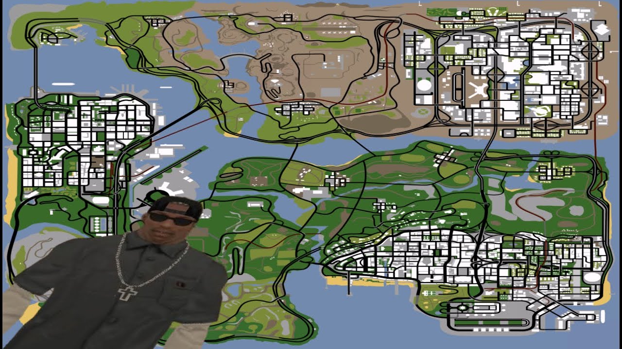 Ubicaciones del mapa de GTA San Andreas - YouTube