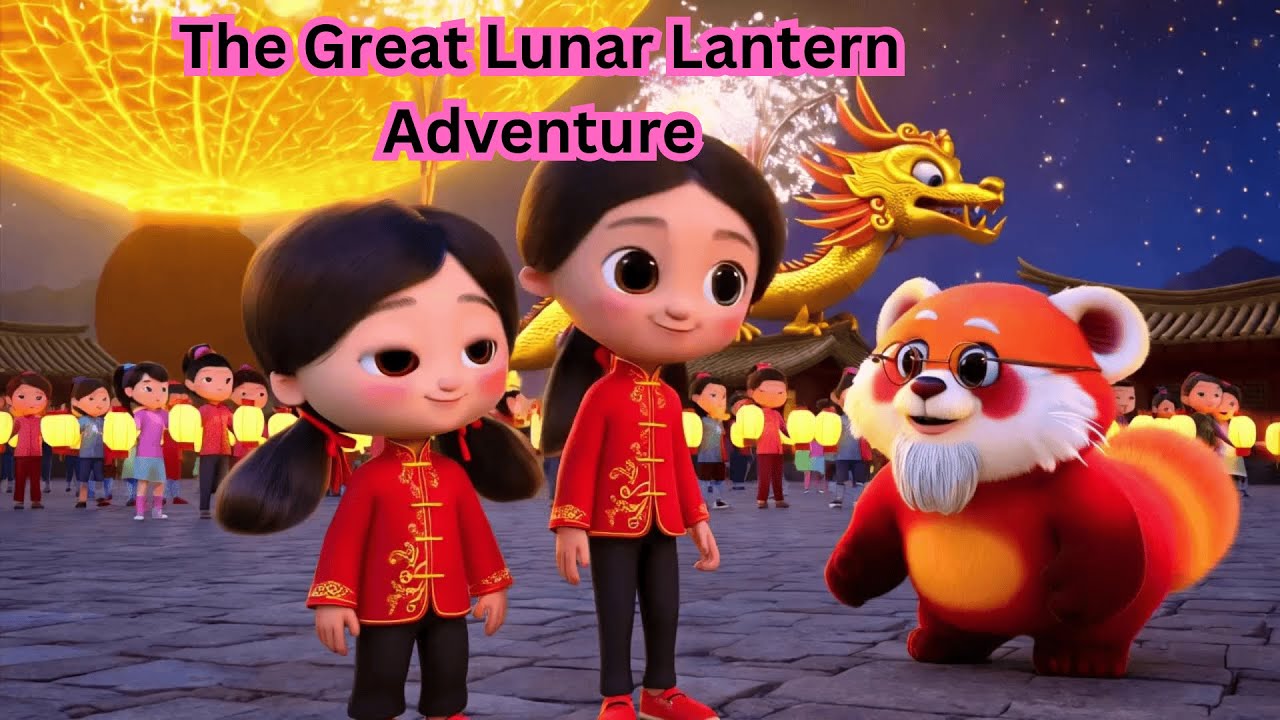 The Great Lunar Lantern Adventure -Chinese New Year Story For Kids ...