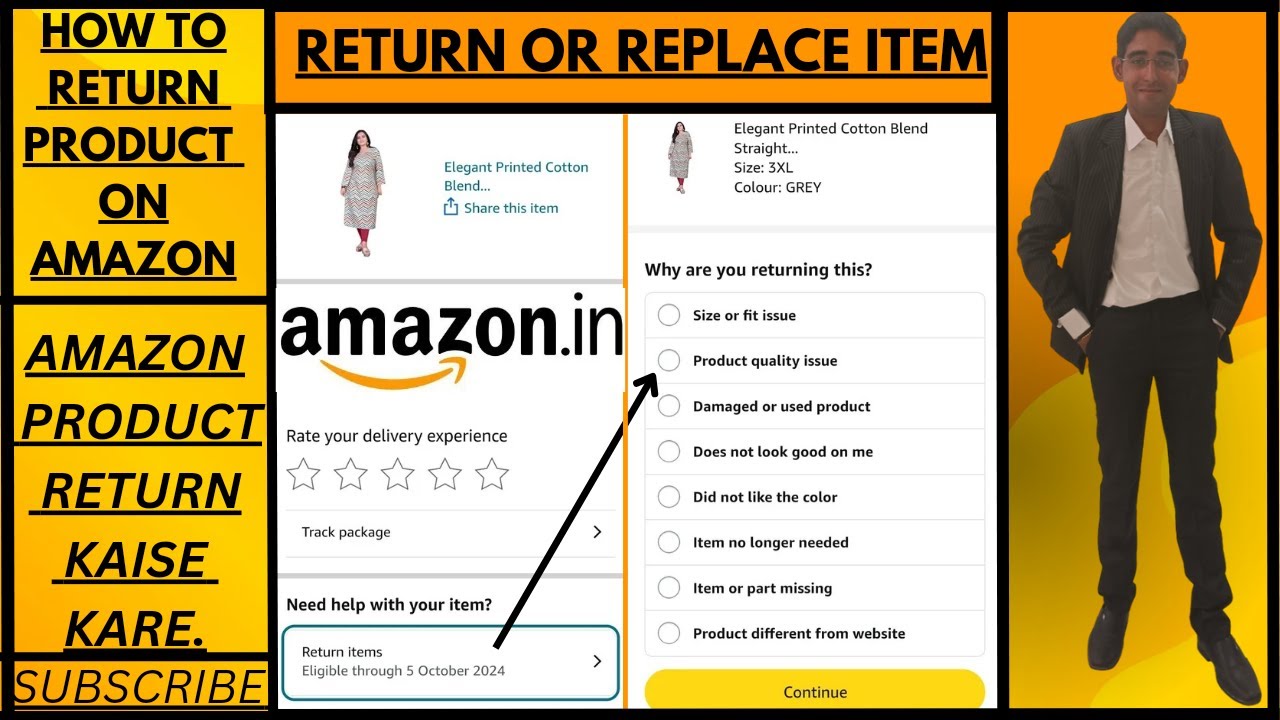 How To Return Any Product On Amazon | Amazon Product Return Kaise Kare ...