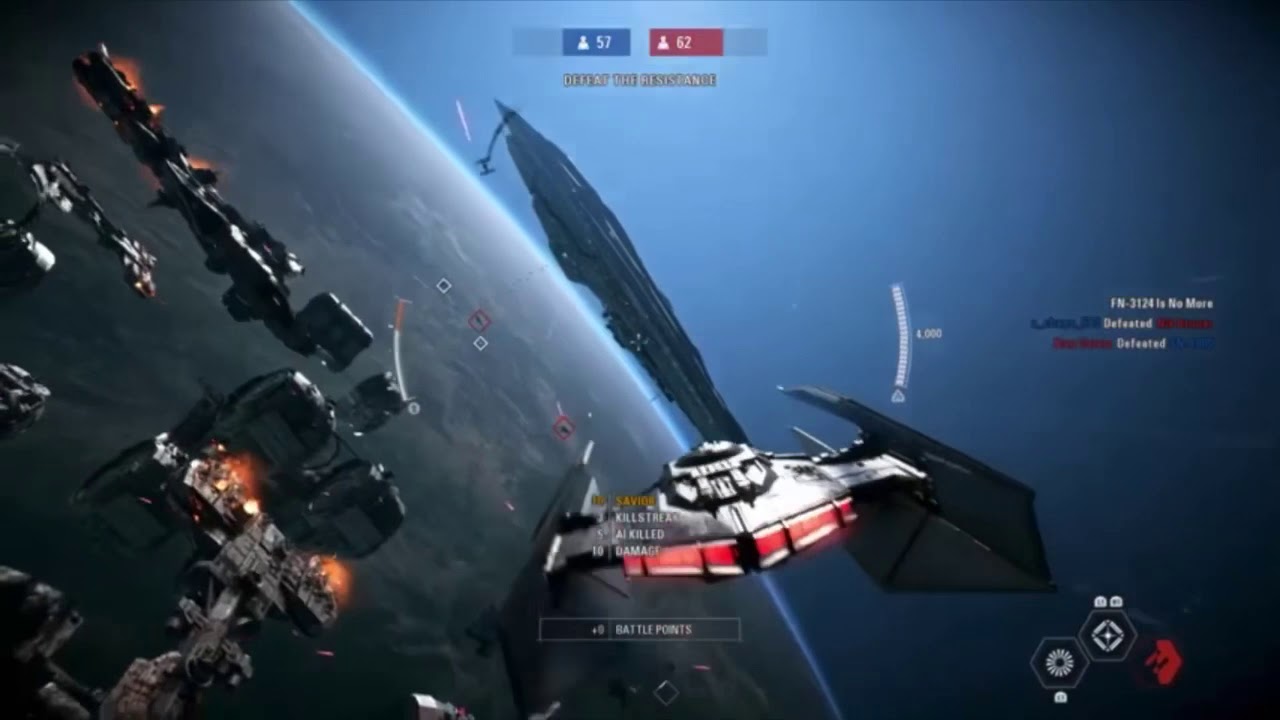Star Wars battlefront 2: Team battle in space- Epic end! - YouTube