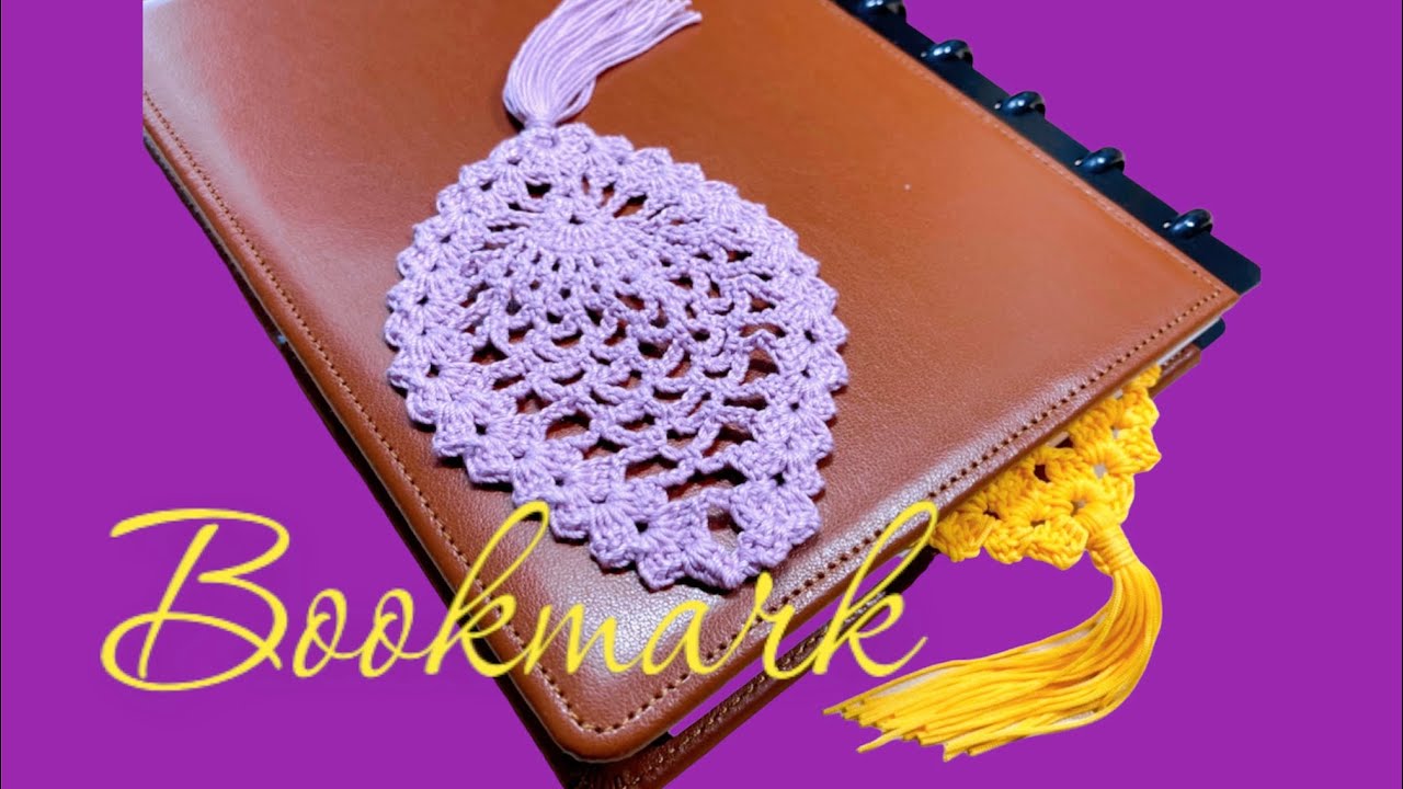 How to Crochet Lace Bookmark [Tagalog Tutorial ] - YouTube