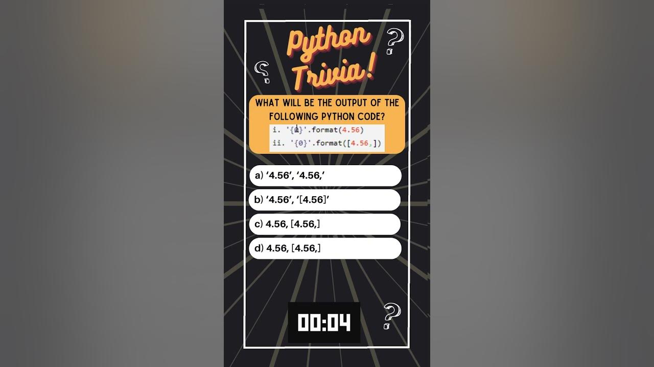 Python Trivia Formatting 37 #coding #python #techcommunity #shorts #trending #viral #datascience ...