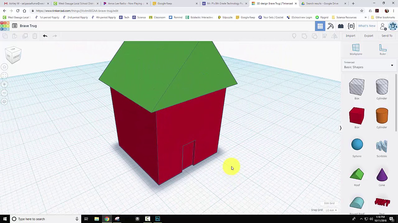 tinkercad house design - YouTube