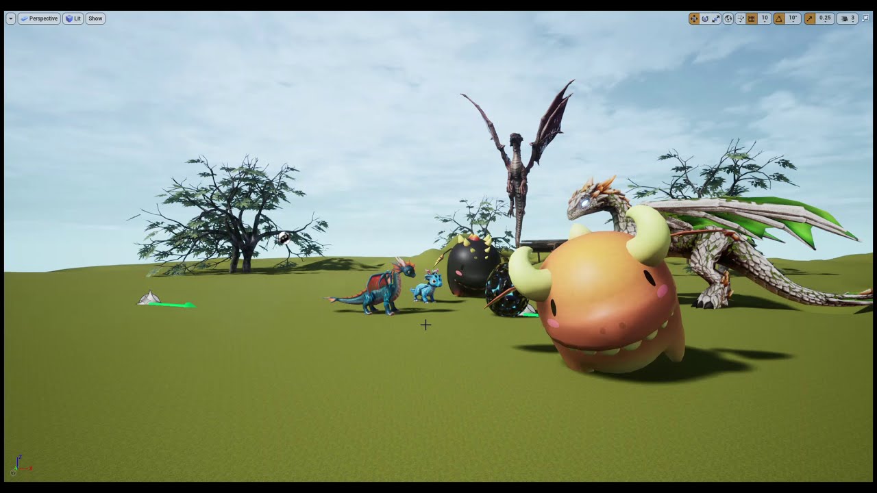 DragonKing : Unreal Engine 4, A dragon game in the making - YouTube