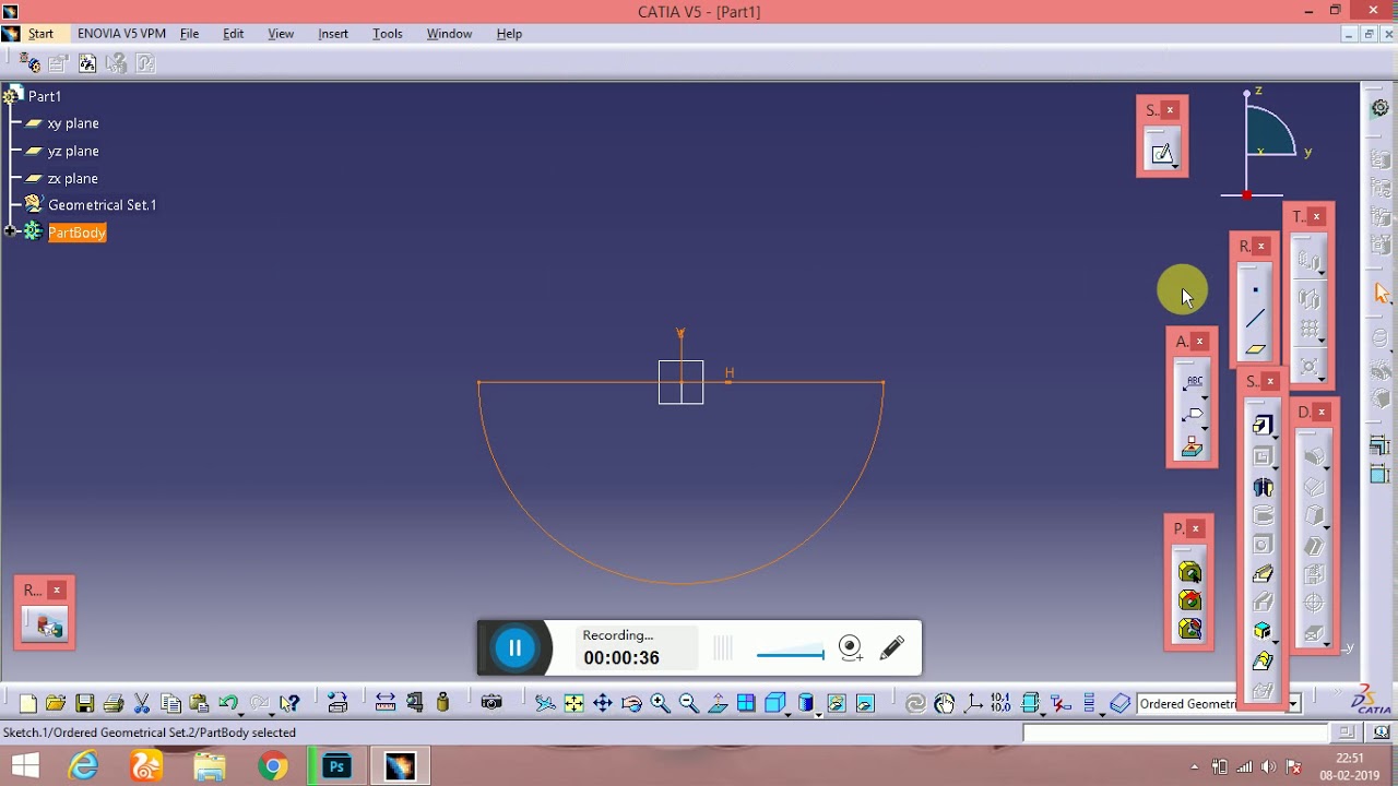 How To Make Sphere In Catia YouTube How To Make Sphere In Catia YouTube