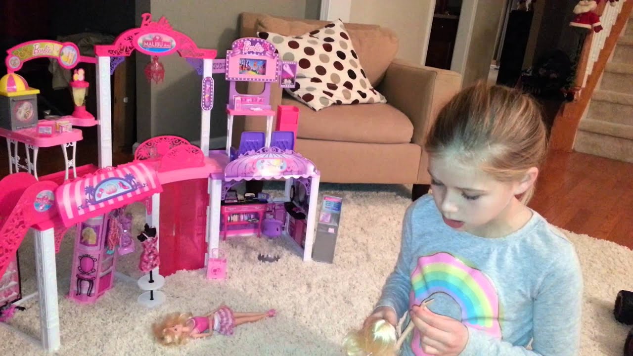 Barbie mall video - YouTube