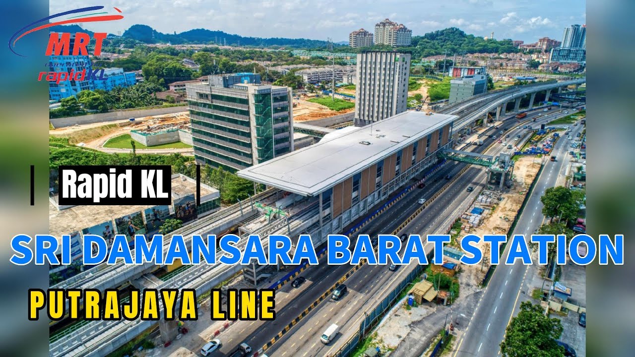 Putrajaya MRT Line, PY06 Sri Damansara Barat MRT Station - YouTube