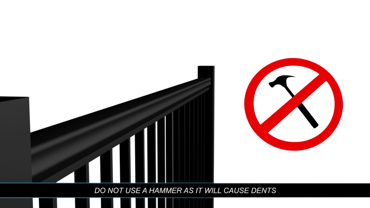 Williams Architectural Products | Quick Tips - Top Rail Snap - YouTube